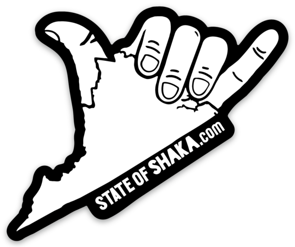 Shaka VA Sticker – State of Shaka