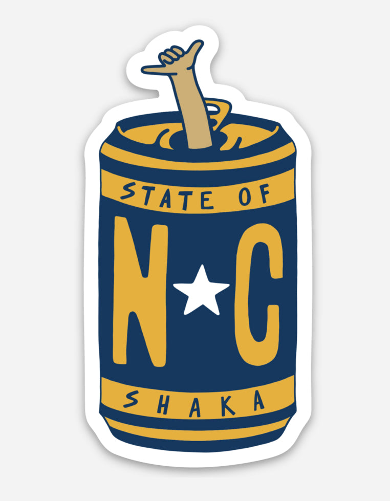 Carolina Crafted Sticker – State of Shaka